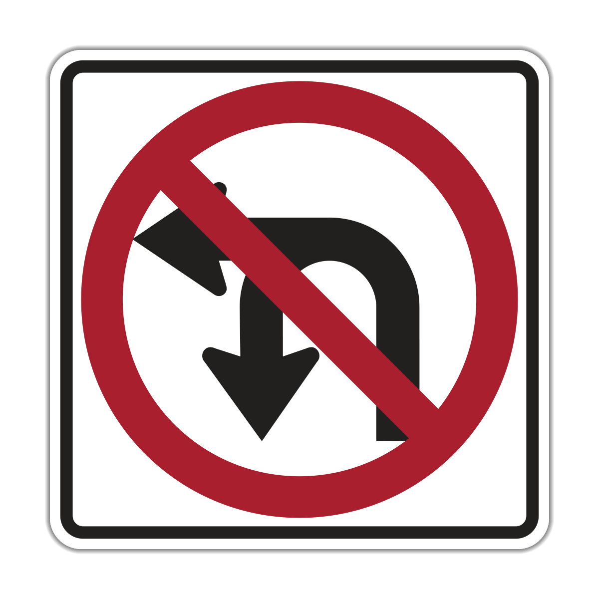 R3-18 Combination U-Turn - Hall Signs
