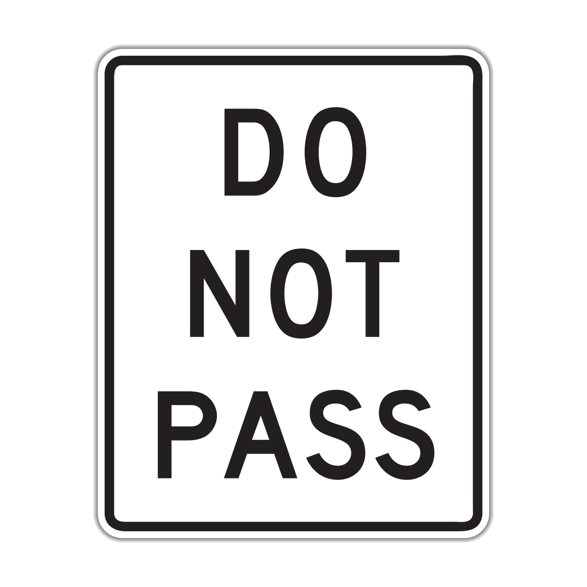R4-1 Do Not Pass - Hall Signs