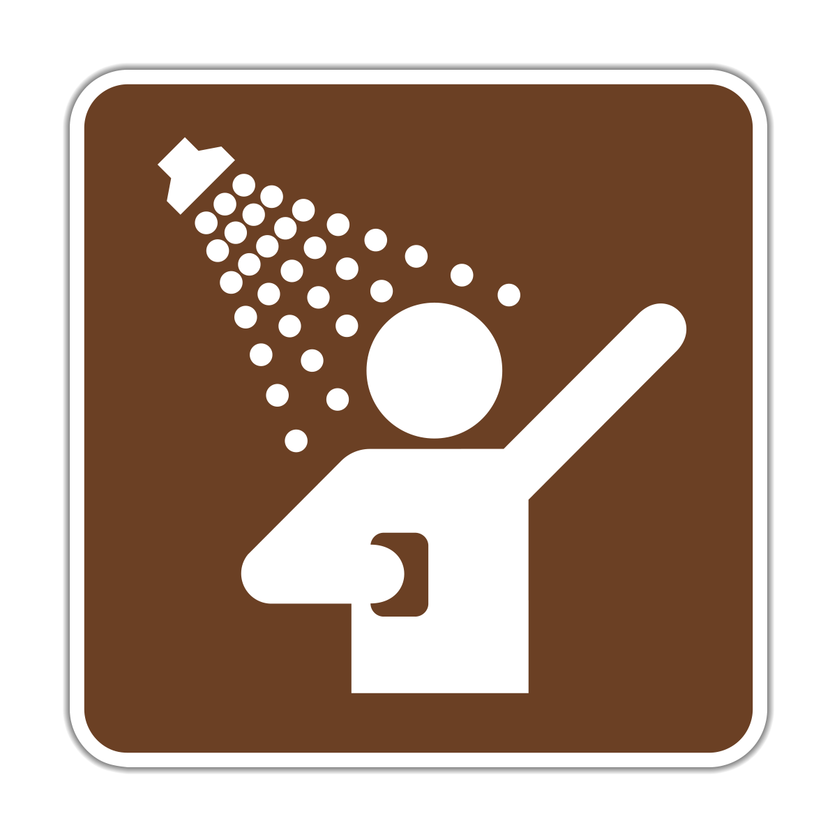 RS-035 Showers - Hall Signs