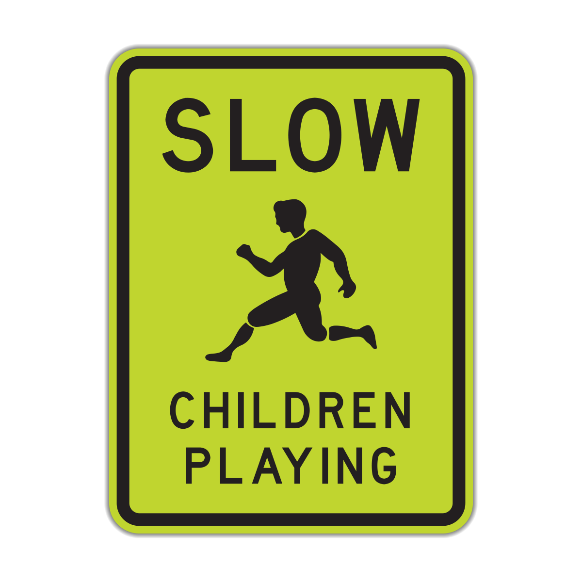 HW9-13 Slow Children Playing - Hall Signs