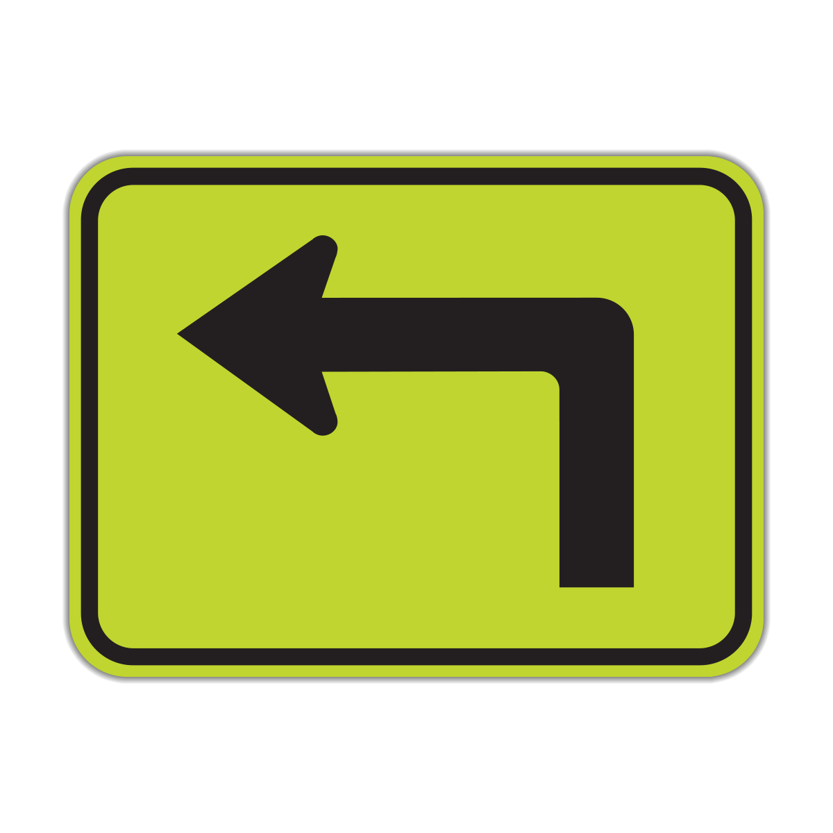 W16-6P Advance Turn Arrow - Hall Signs