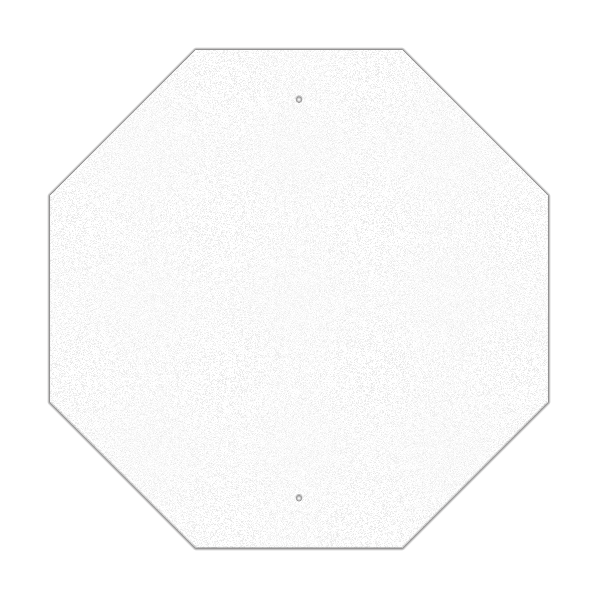 30" Octagon Reflective Sign Blank - Hall Signs