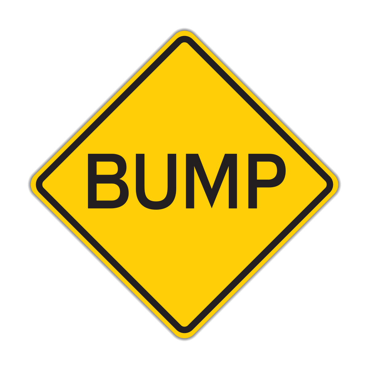 W8-1 Bump - Hall Signs