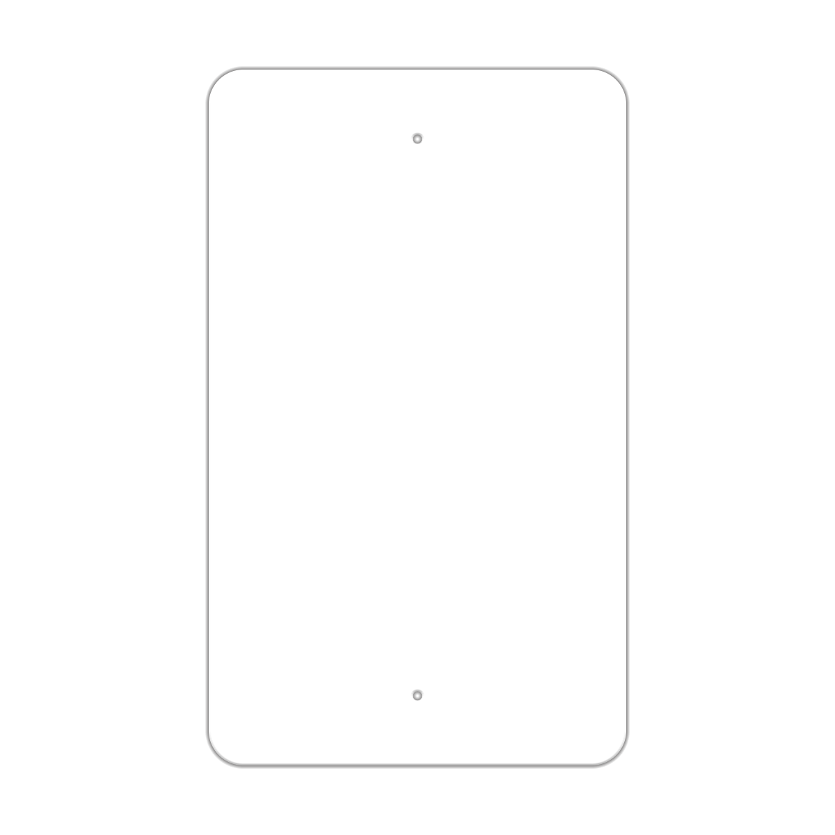 18" x 30" Non-Reflective Sign Blank - Hall Signs