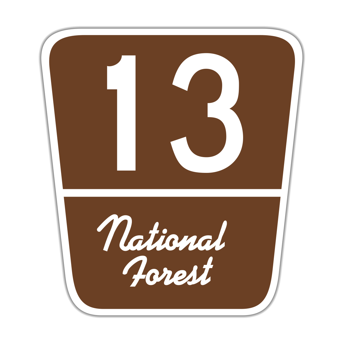 M1-7 Forest Route Marker - Hall Signs