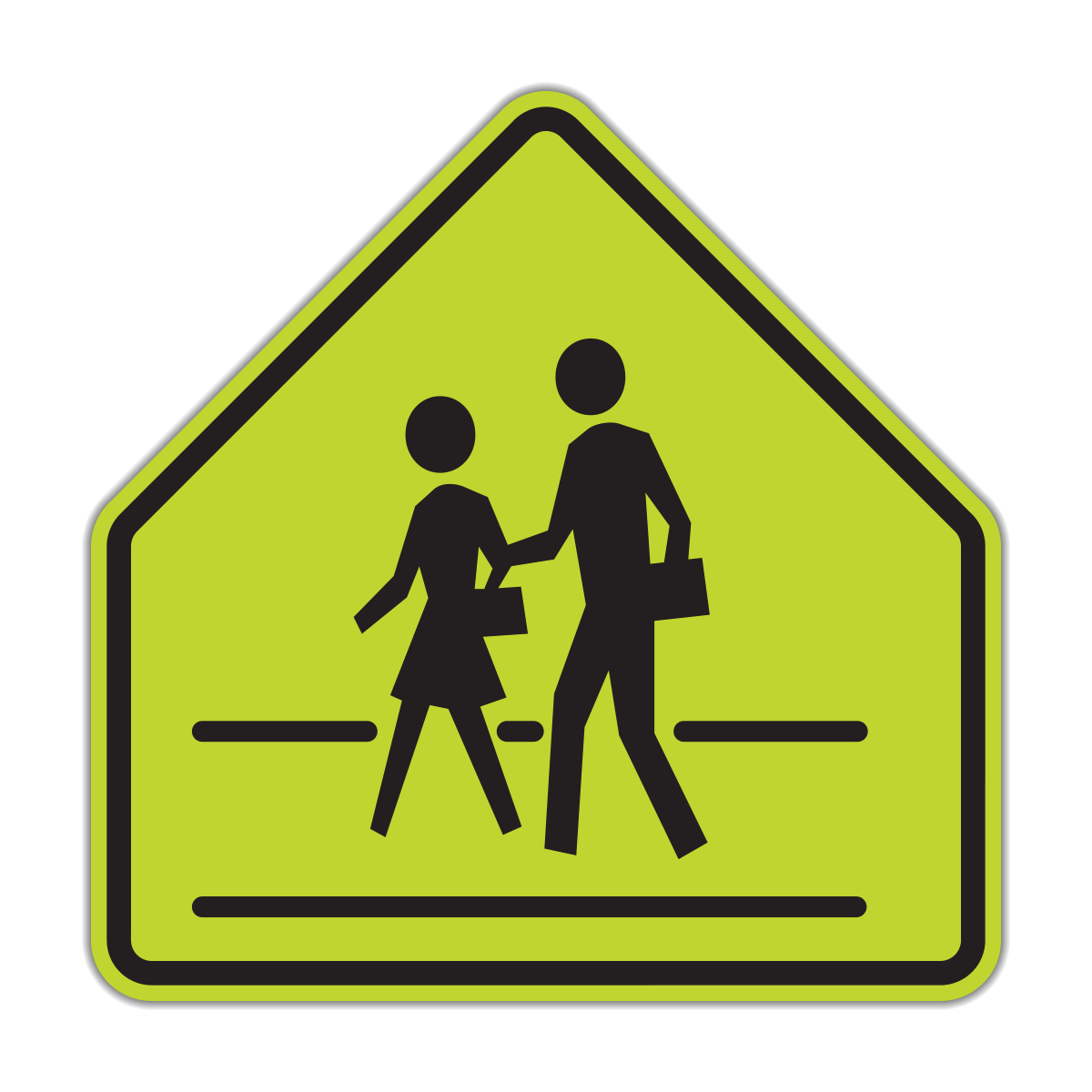30" HS2-1 School | store.hallsigns.com