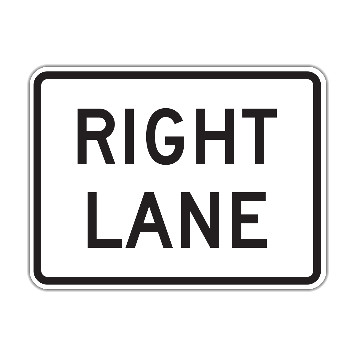 M5-6 Lane Designation - Hall Signs