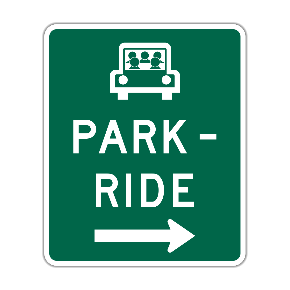 D4-2 Park - Ride - Hall Signs
