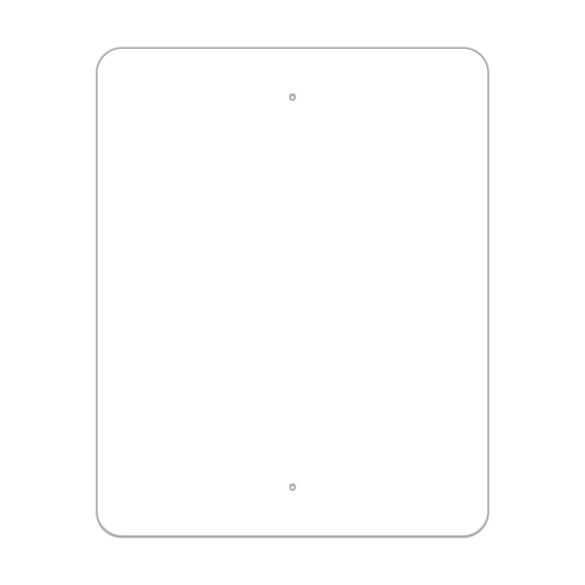 24" x 30" Painted Aluminum Sign Blank - Hall Signs