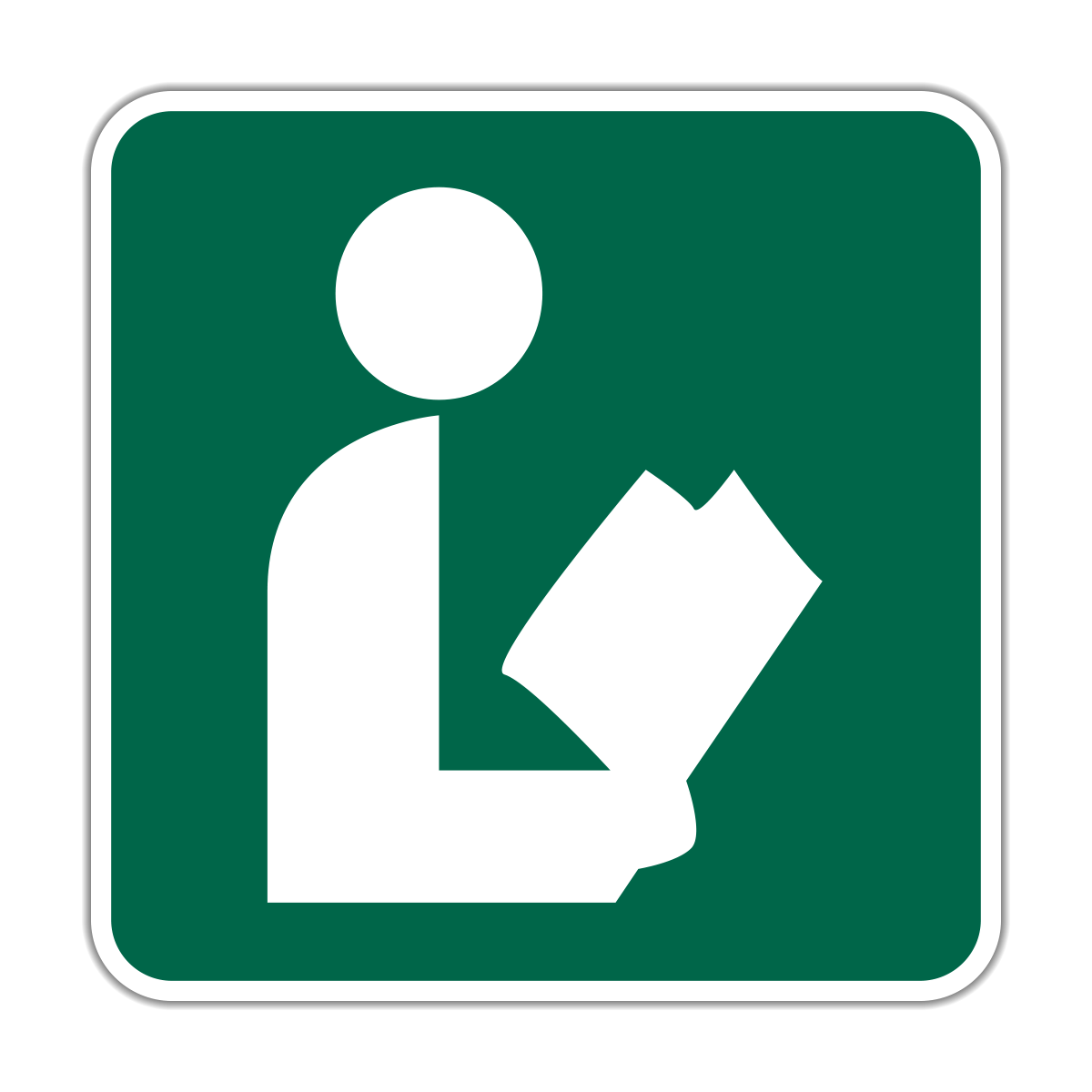 I-8 Library - Hall Signs