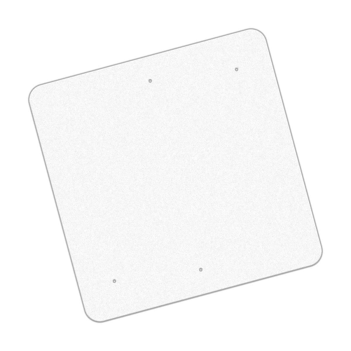 30" x 30" Universal Punch Reflective Sign Blank - Hall Signs