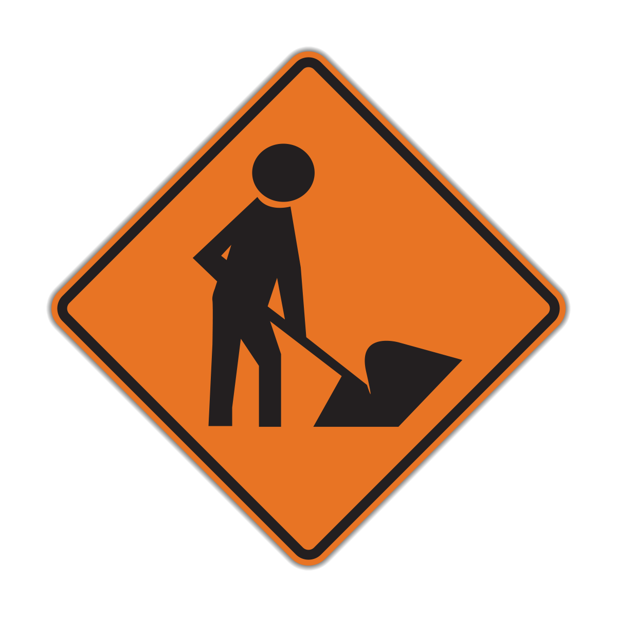 W21-1 Workers - Hall Signs
