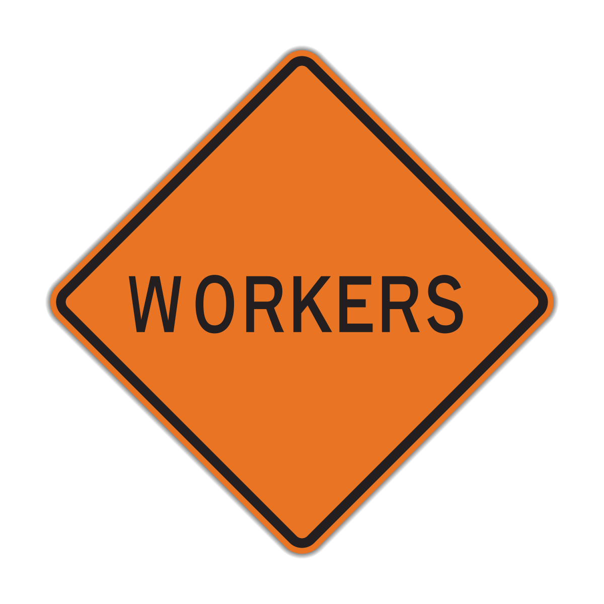 W21-1a Workers - Hall Signs