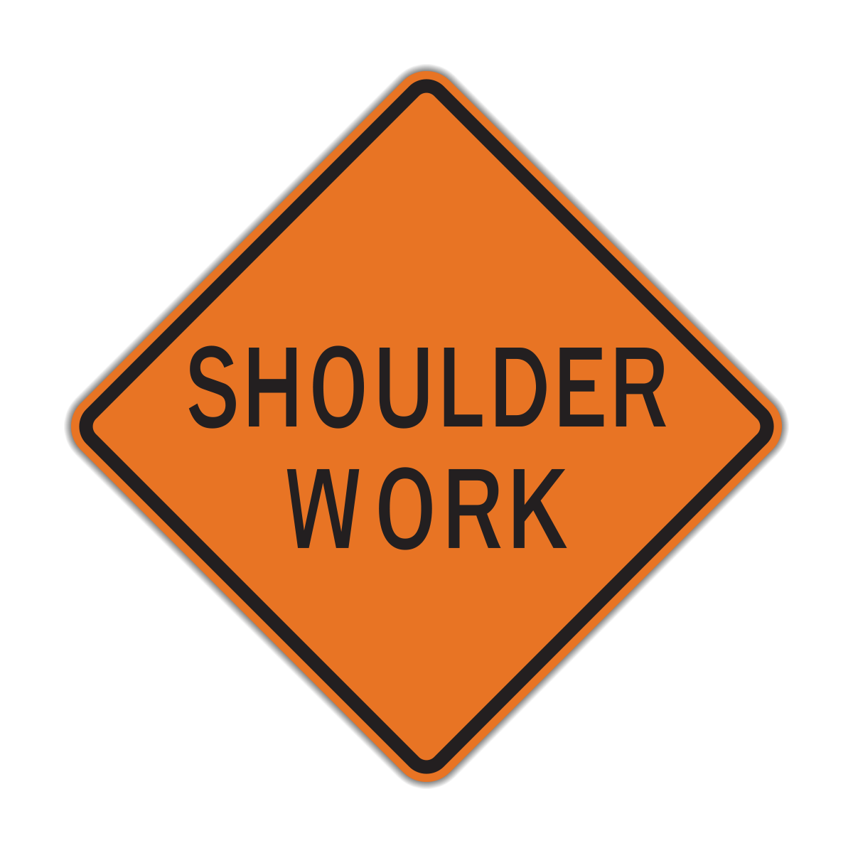 W21-5 Shoulder Work - Hall Signs