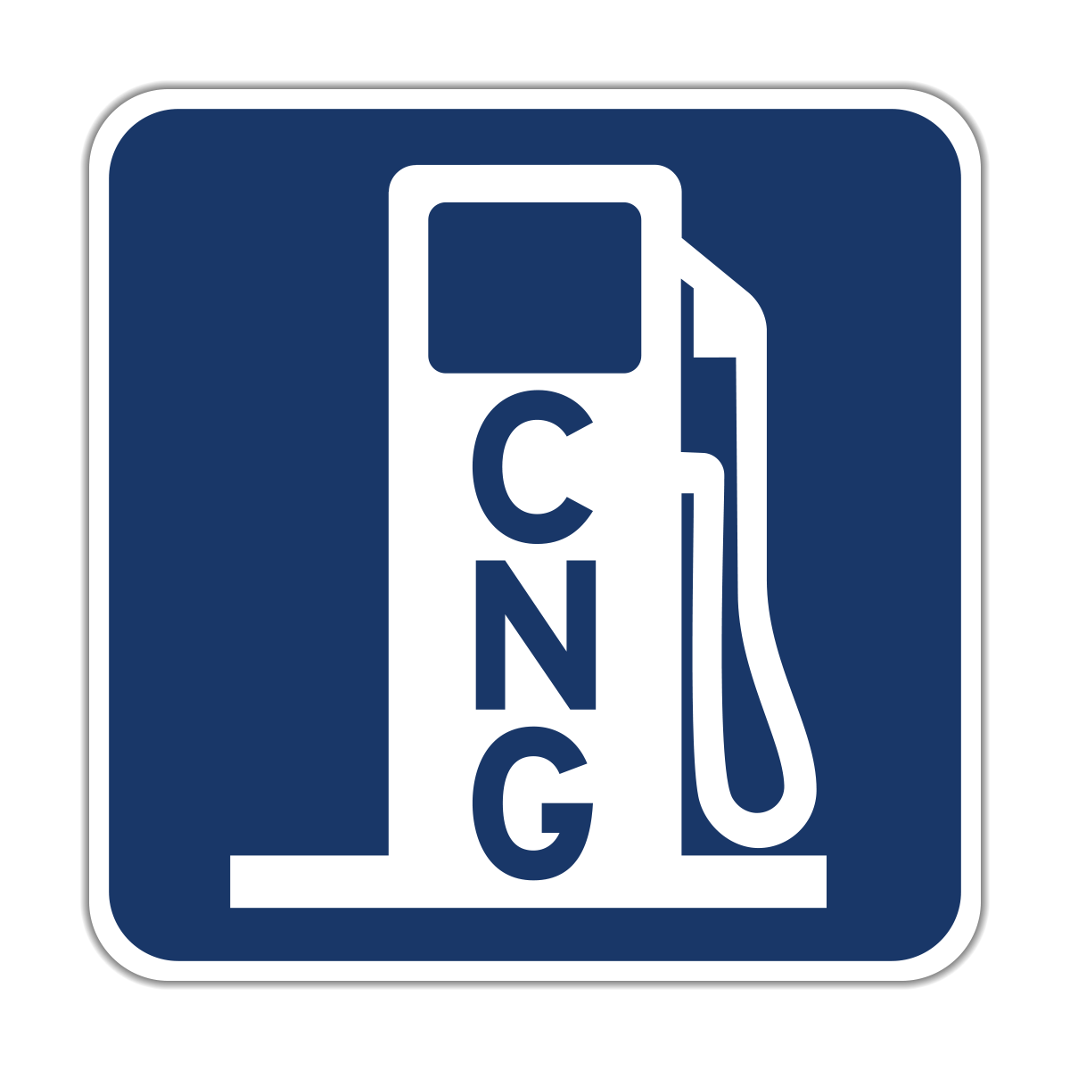 D9-11a Compressed Natural Gas - Hall Signs