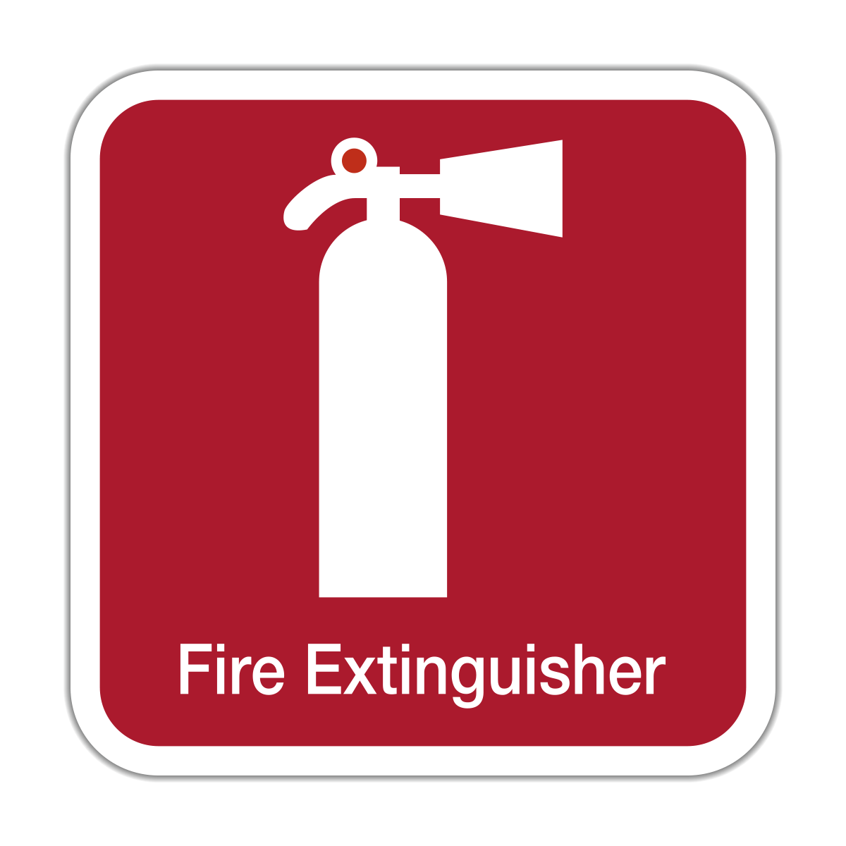 E Fire Extinguisher - Hall Signs