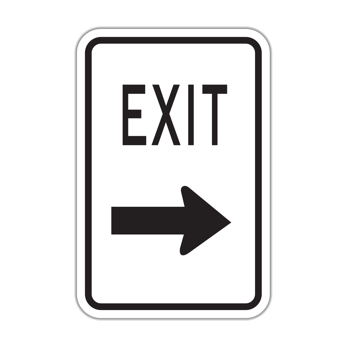 EXT Exit - Hall Signs