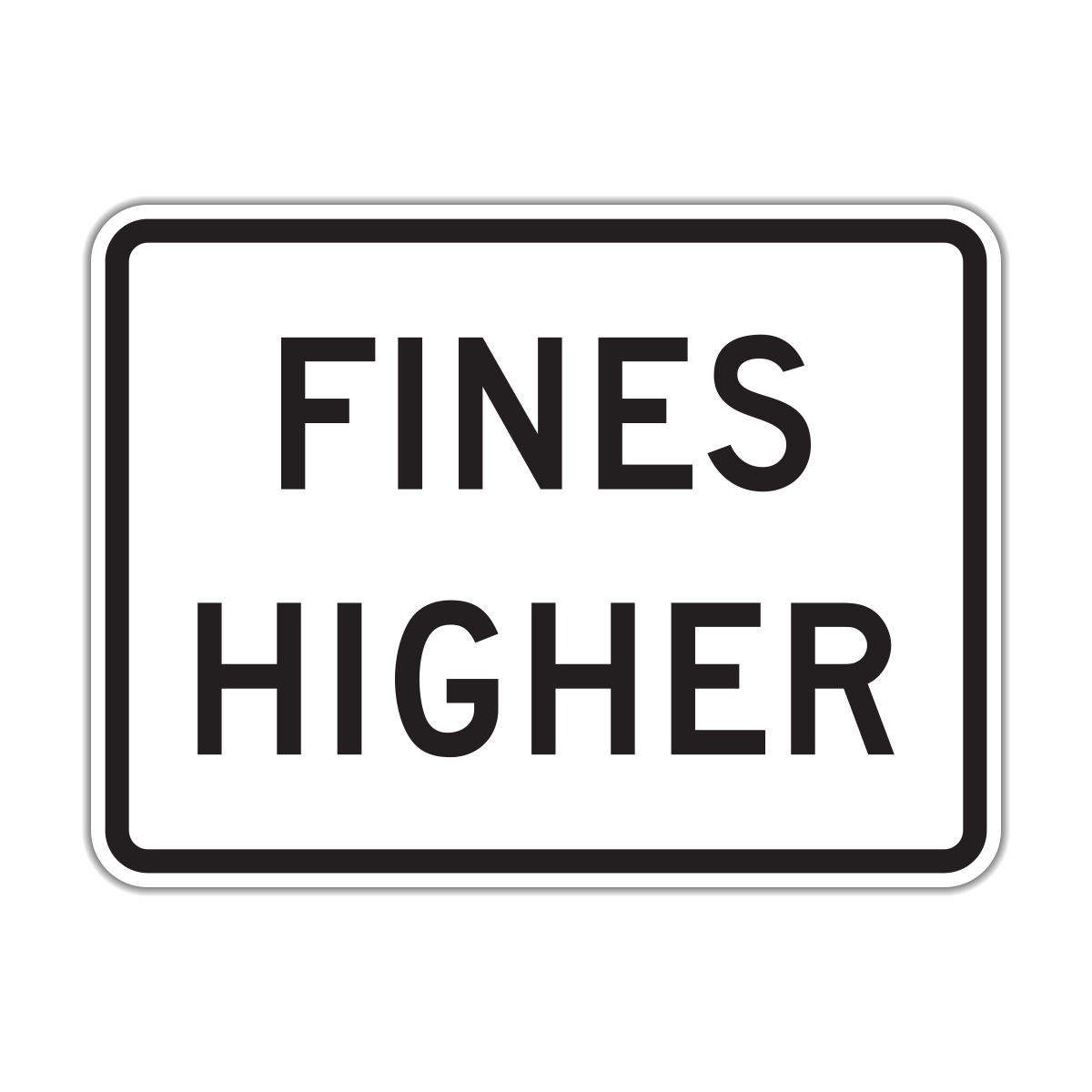 R2-6aP Fines Double - Hall Signs