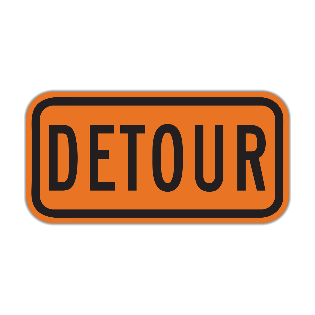 M4-8a End Detour - Hall Signs
