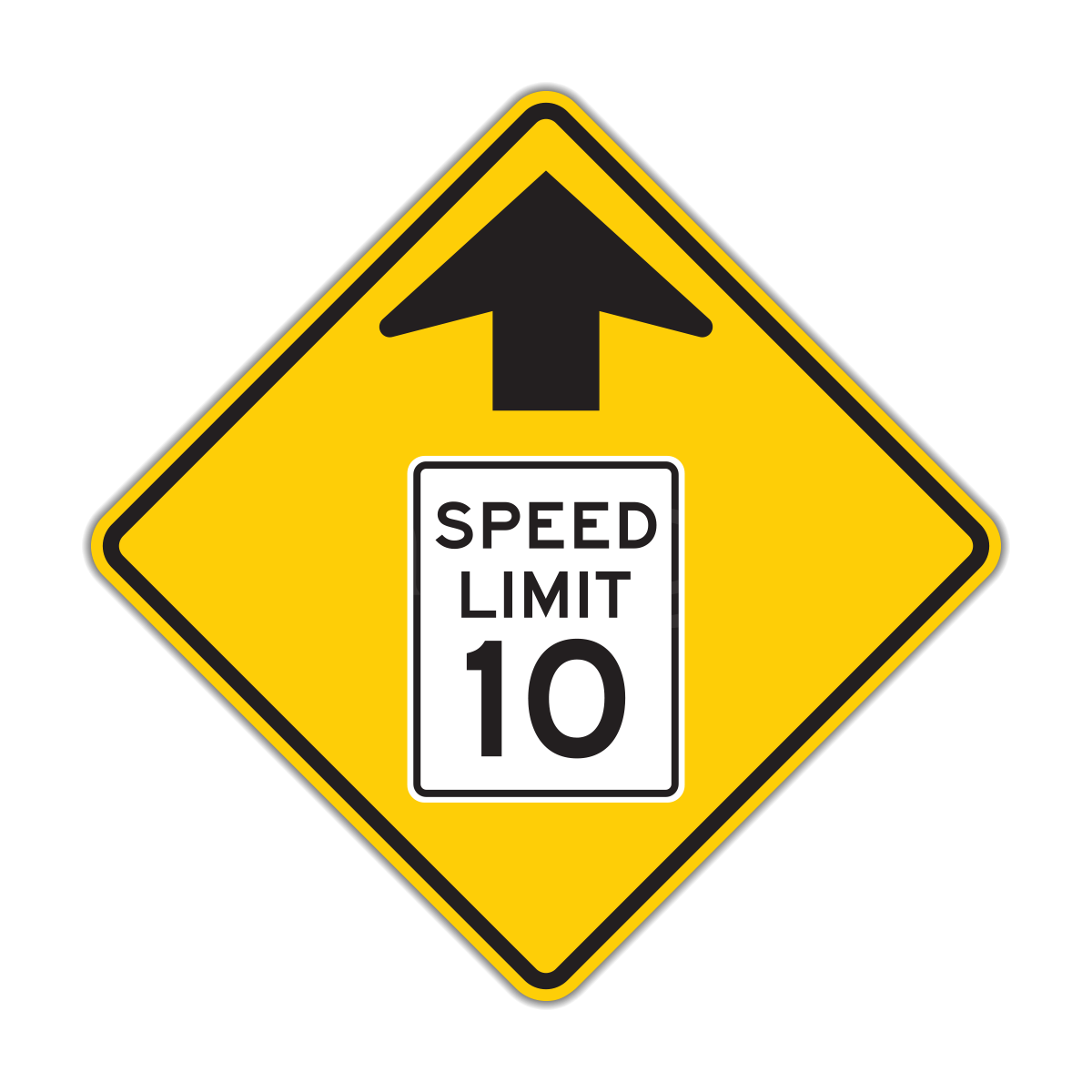 W3-5 Reduced Speed Limit Ahead - Hall Signs