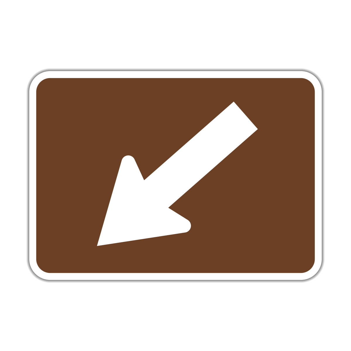 M6-1 Directional Arrow (Recreation) - Hall Signs