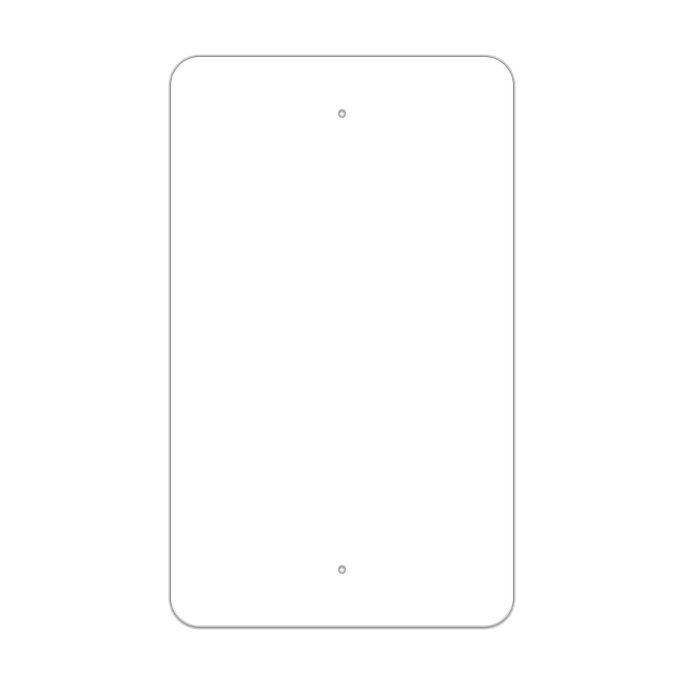 12" x 18" Reflective Sign Blank - Hall Signs