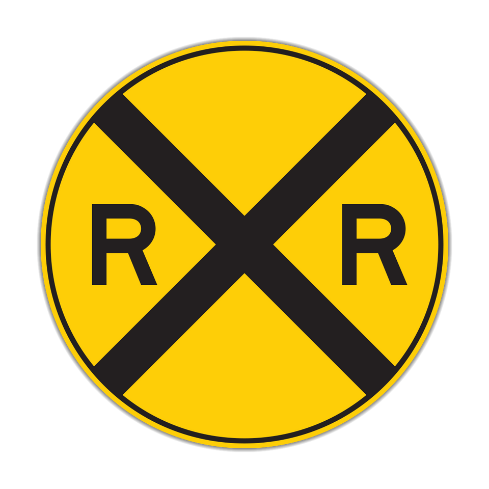 W10-1 Grade Crossing Advance Warning - Hall Signs