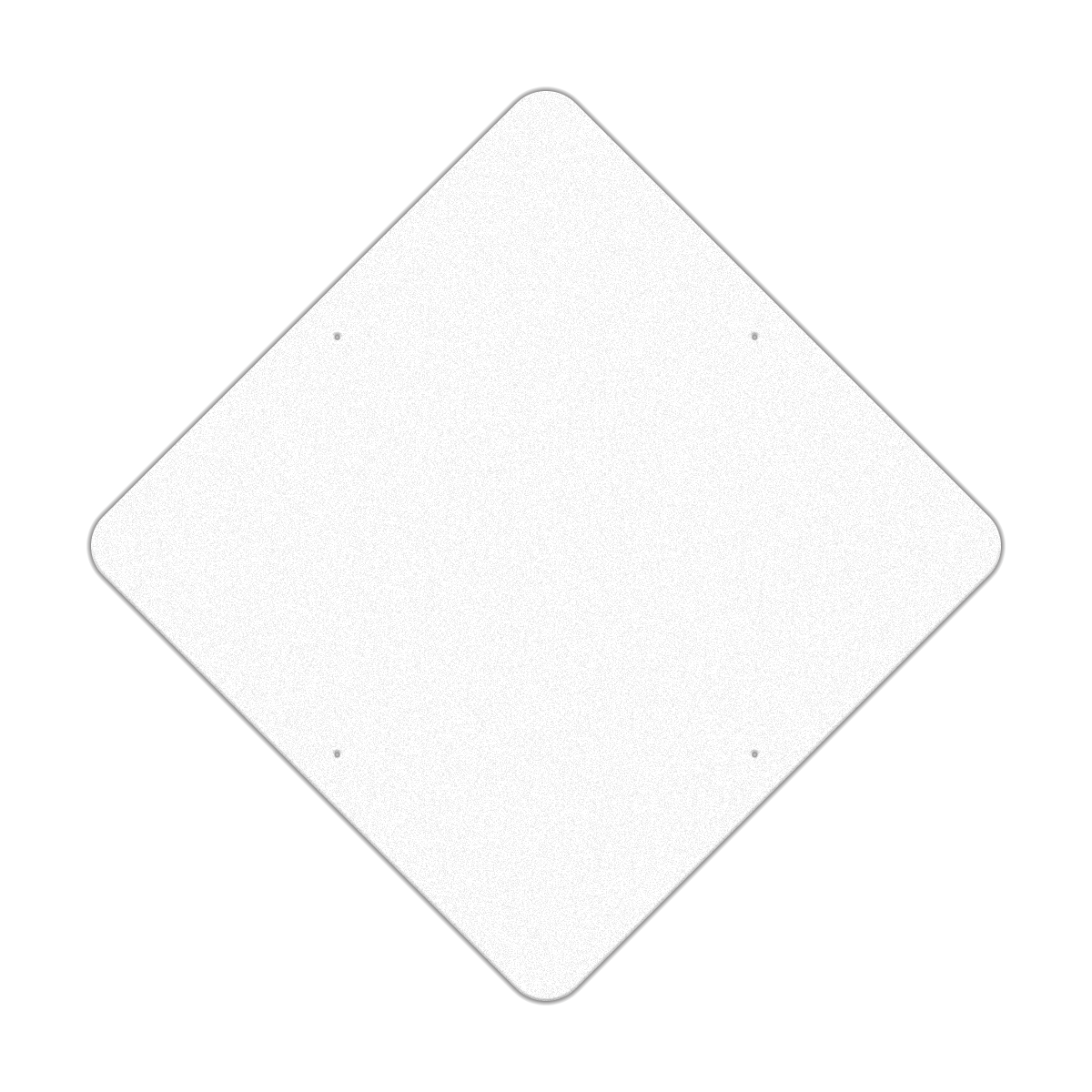 48" Diamond Reflective Sign Blank - Hall Signs