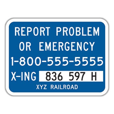 I-13 Alternate Emergency Notification Sign - Hall Signs
