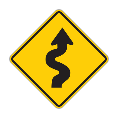 W1-5 Winding Road - Hall Signs