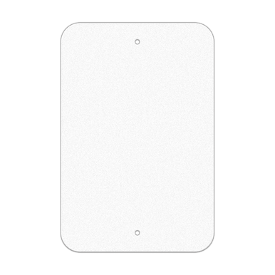 12" x 18" Reflective Sign Blank - Hall Signs