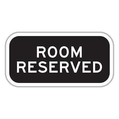 RRE Room Reserved - Hall Signs