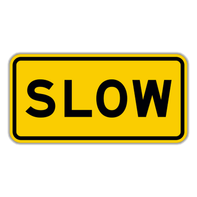 HW42-8P Slow - Hall Signs
