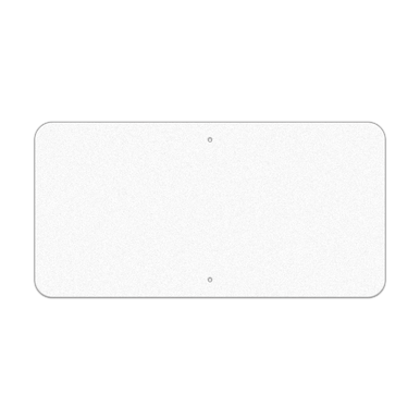 30" x 15" Reflective Sign Blank - Hall Signs