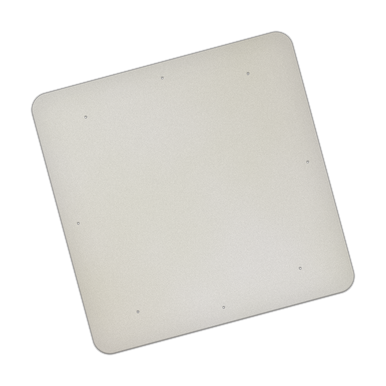 48" x 48" Universal Punch Aluminum Sign Blank - Hall Signs
