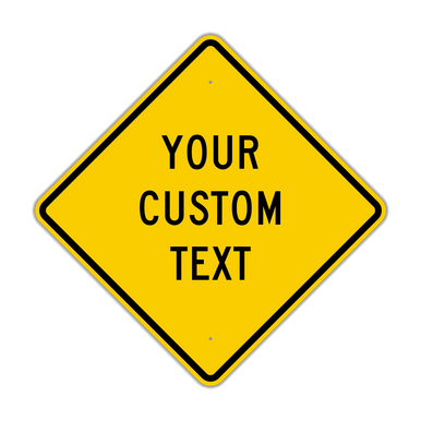 30" Diamond Custom Sign - Hall Signs