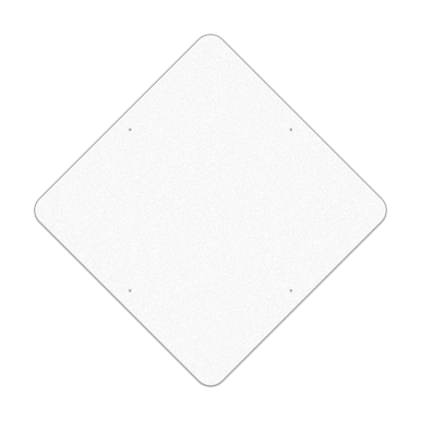 48" Diamond Reflective Sign Blank - Hall Signs