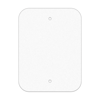 9" x 12" Reflective Sign Blank - Hall Signs