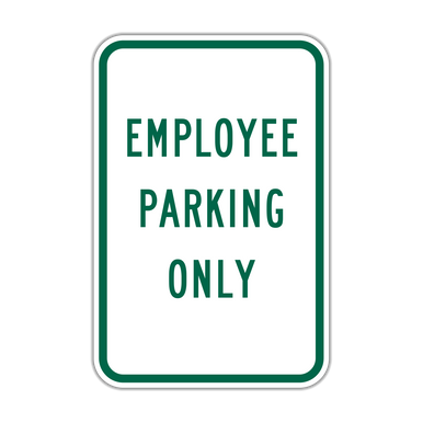 EPO Employee Parking Only - Hall Signs