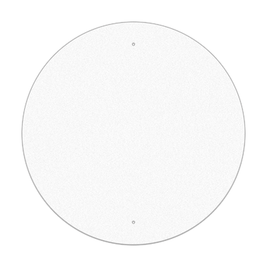 30" Circle Reflective Sign Blank - Hall Signs