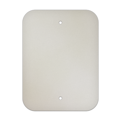 9" x 12" Aluminum Sign Blank - Hall Signs