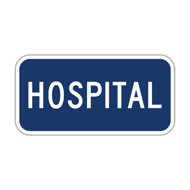 D9-13aP Hospital - Hall Signs
