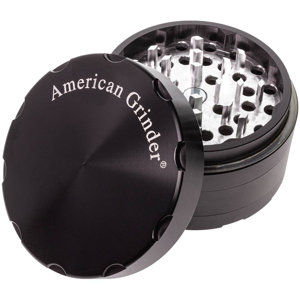 American Grinder 50mm 4 Part Grinder, Assorted Colors
