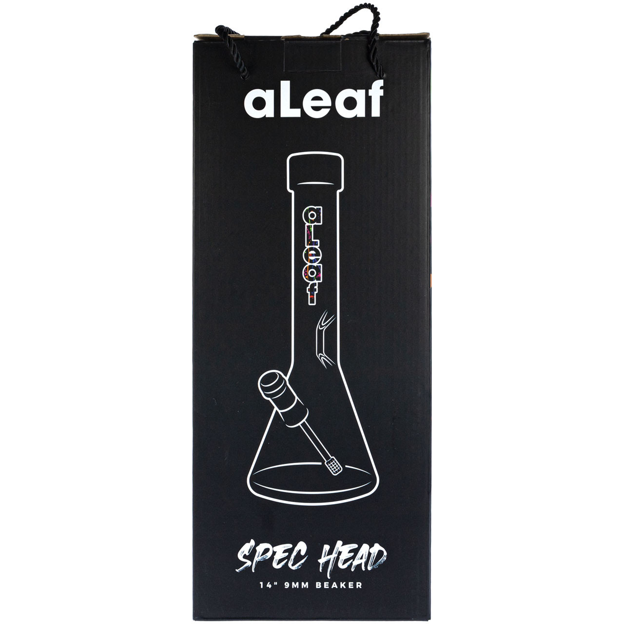 aLeaf 14" Spec Head Beaker Bong, Assorted Colors