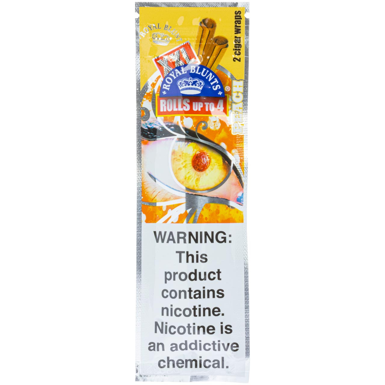 Royal Blunts XXL Peach Blunt Wraps - Waterbeds 'n' Stuff