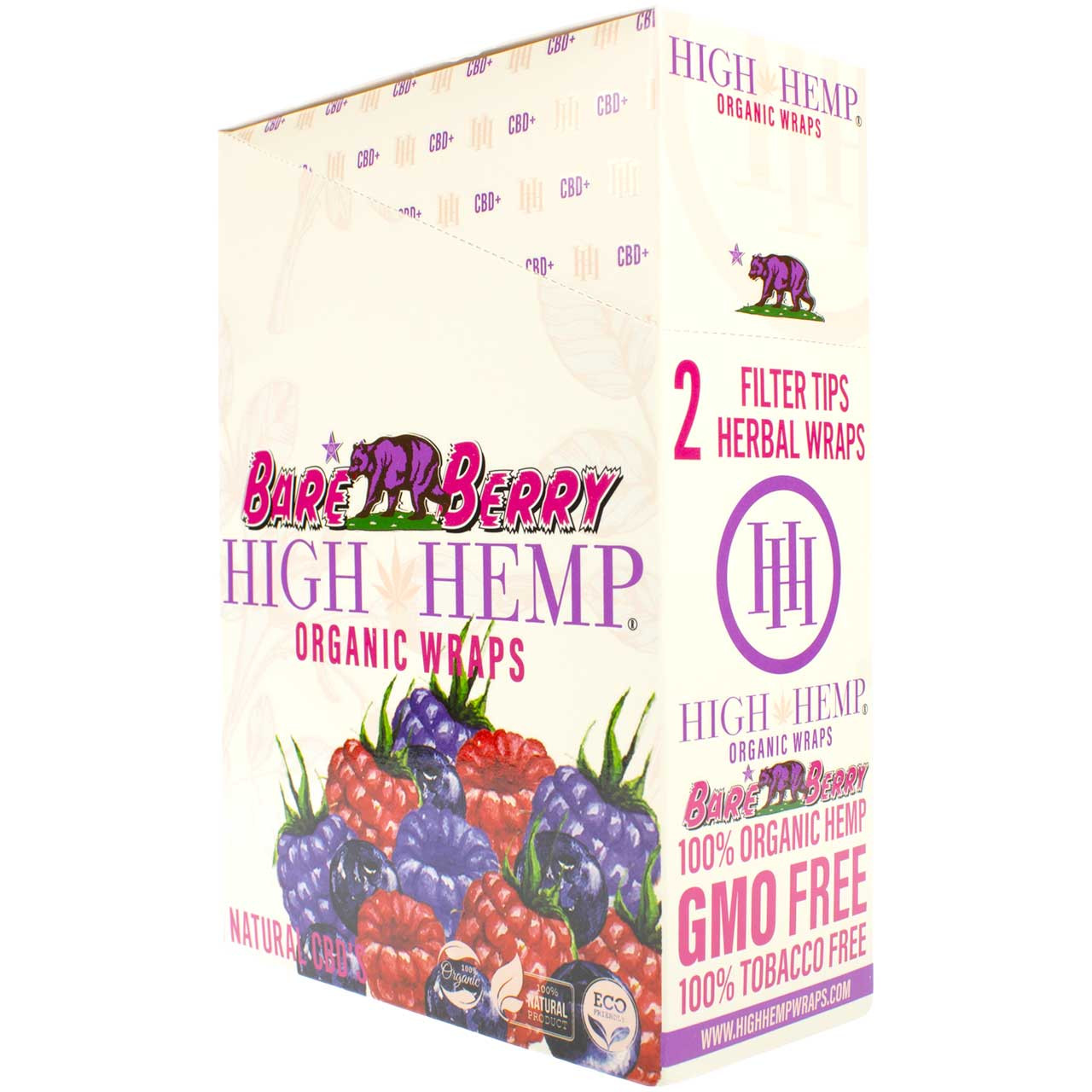 High Hemp Organic Wraps - Bare Berry | Waterbeds 'n' Stuff