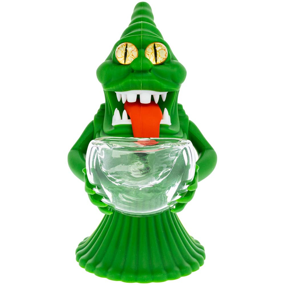 Silicone Slime Ghost 6" Bubbler Bong - Waterbeds 'n' Stuff