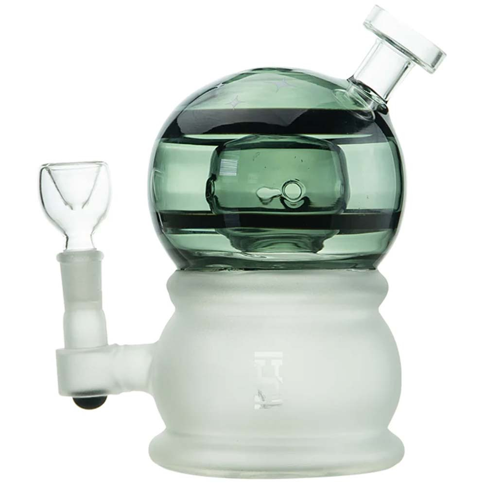 HEMPER 7" XL Crystal Ball Rig, Green - Waterbeds 'n' Stuff