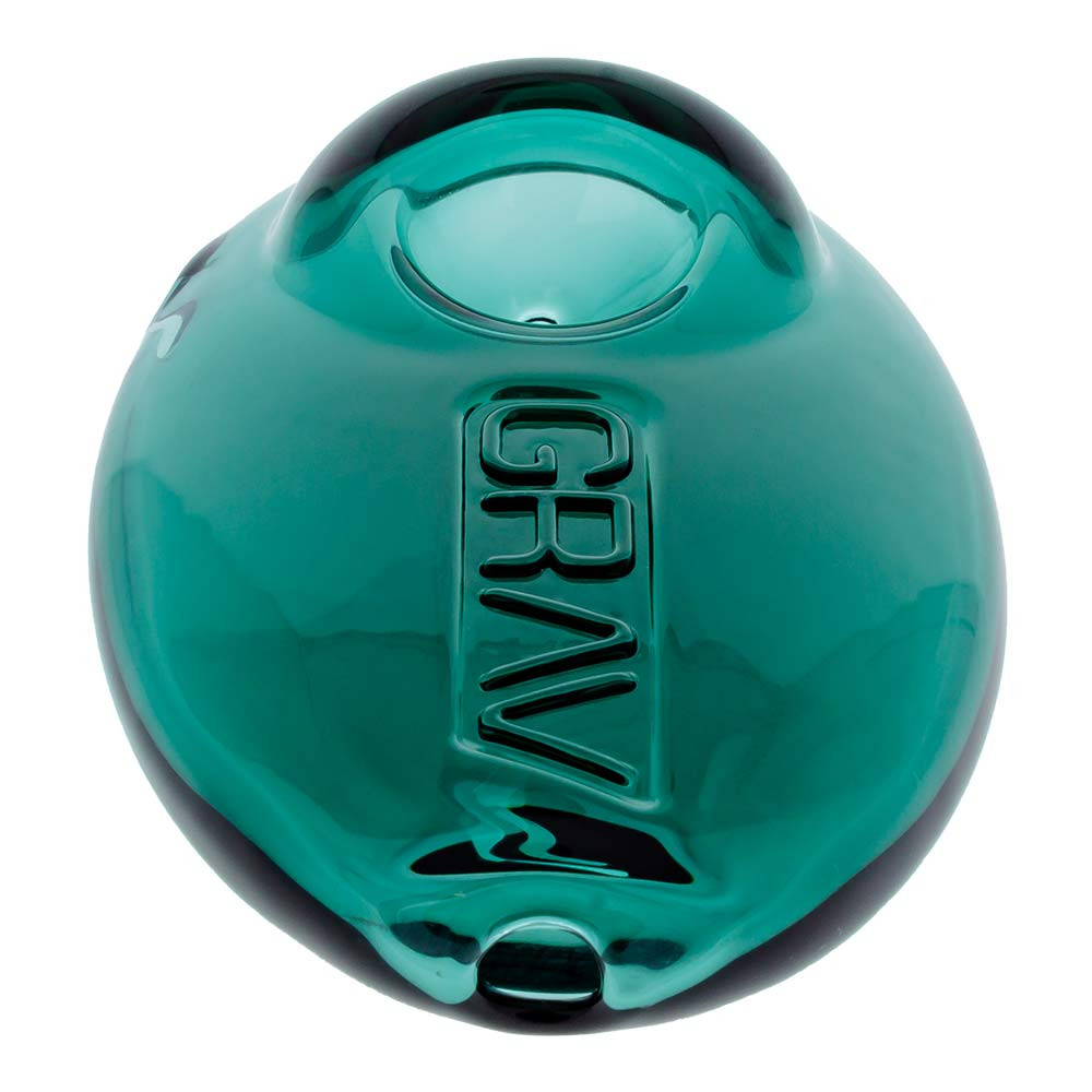Grav 3" Glass Pebble Pipe | Oval Shaped Handpipe