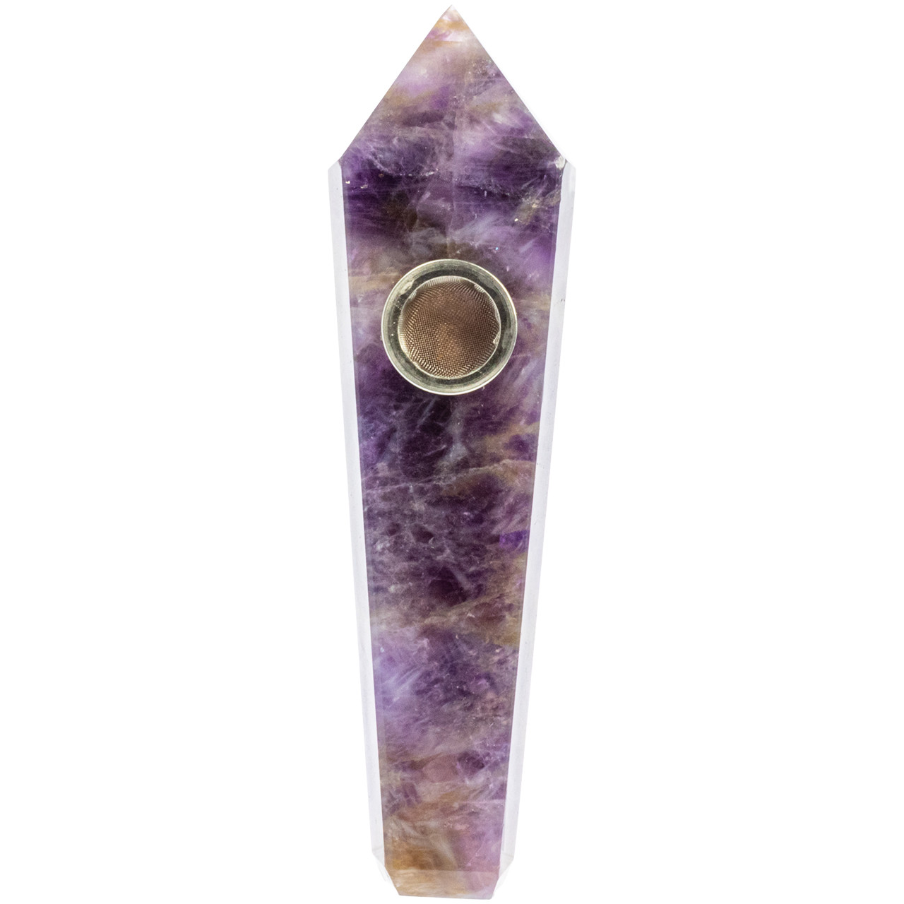 Amethyst Crystal Hand Pipe | Crystal Hand Pipe